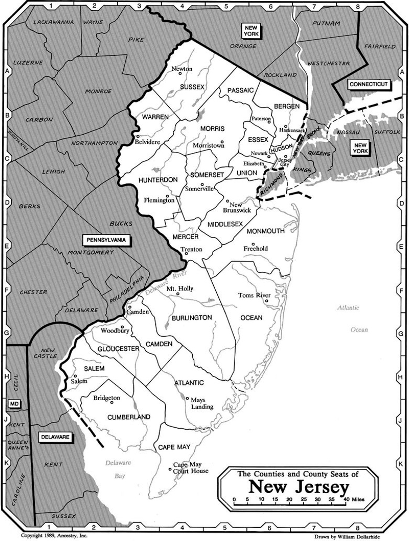 New Jersey Genealogy and Ancestry Resources - Pat Burns